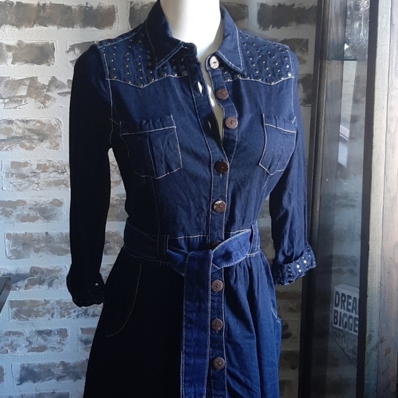 Stetson | Dresses | Stetson Jean Dress | Poshmark